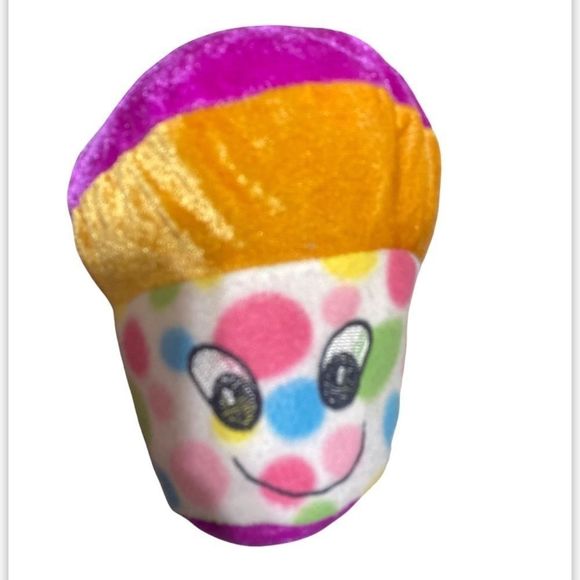 Goffa | Toys | Goffa Cupcake Plush 7 Cherry On Top Multicolor Spots ...